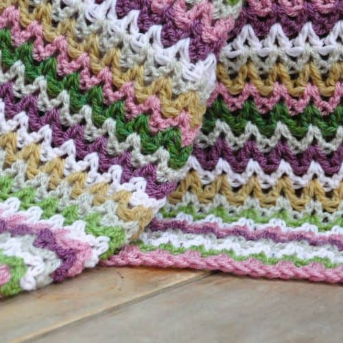 Crochet Hexagon Flower Motif - Time to Bloom Blanket | HanJan Crochet