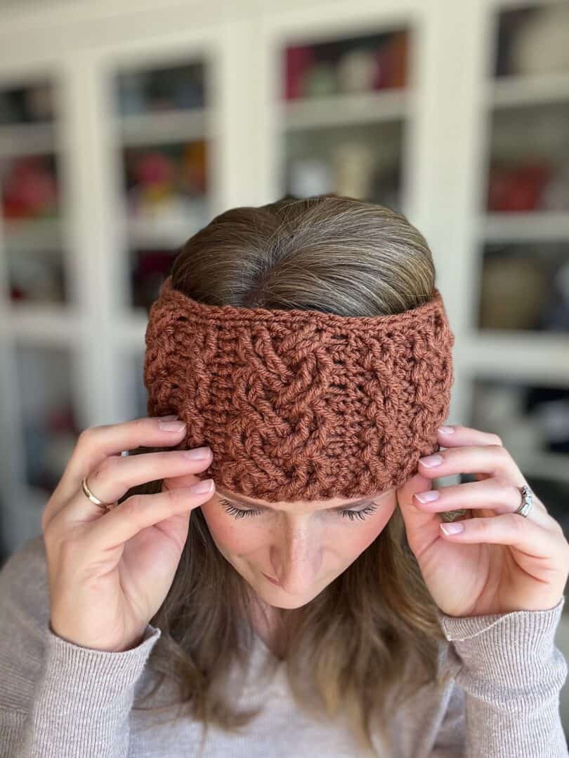 Cable Crochet Headband Pattern | HanJan Crochet