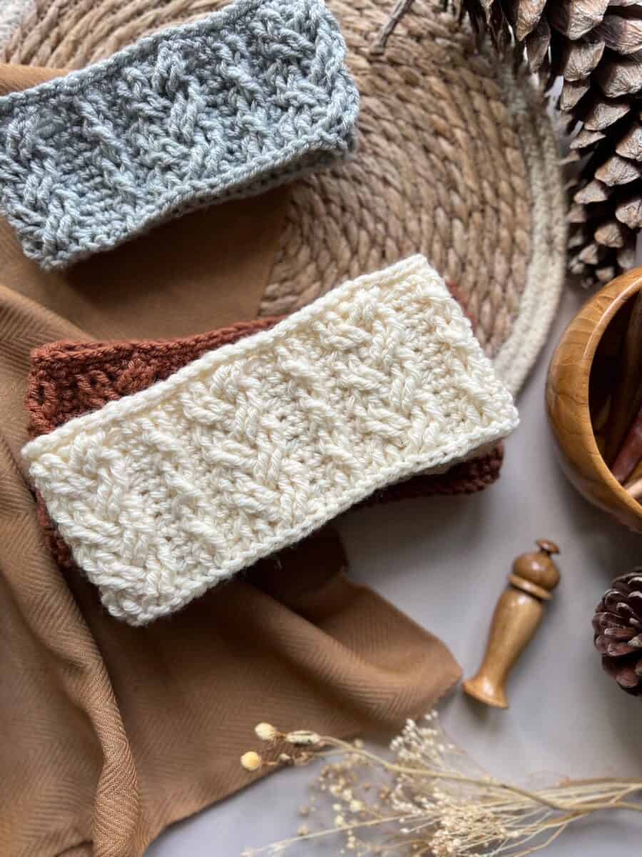 Cable Crochet Headband Pattern | HanJan Crochet