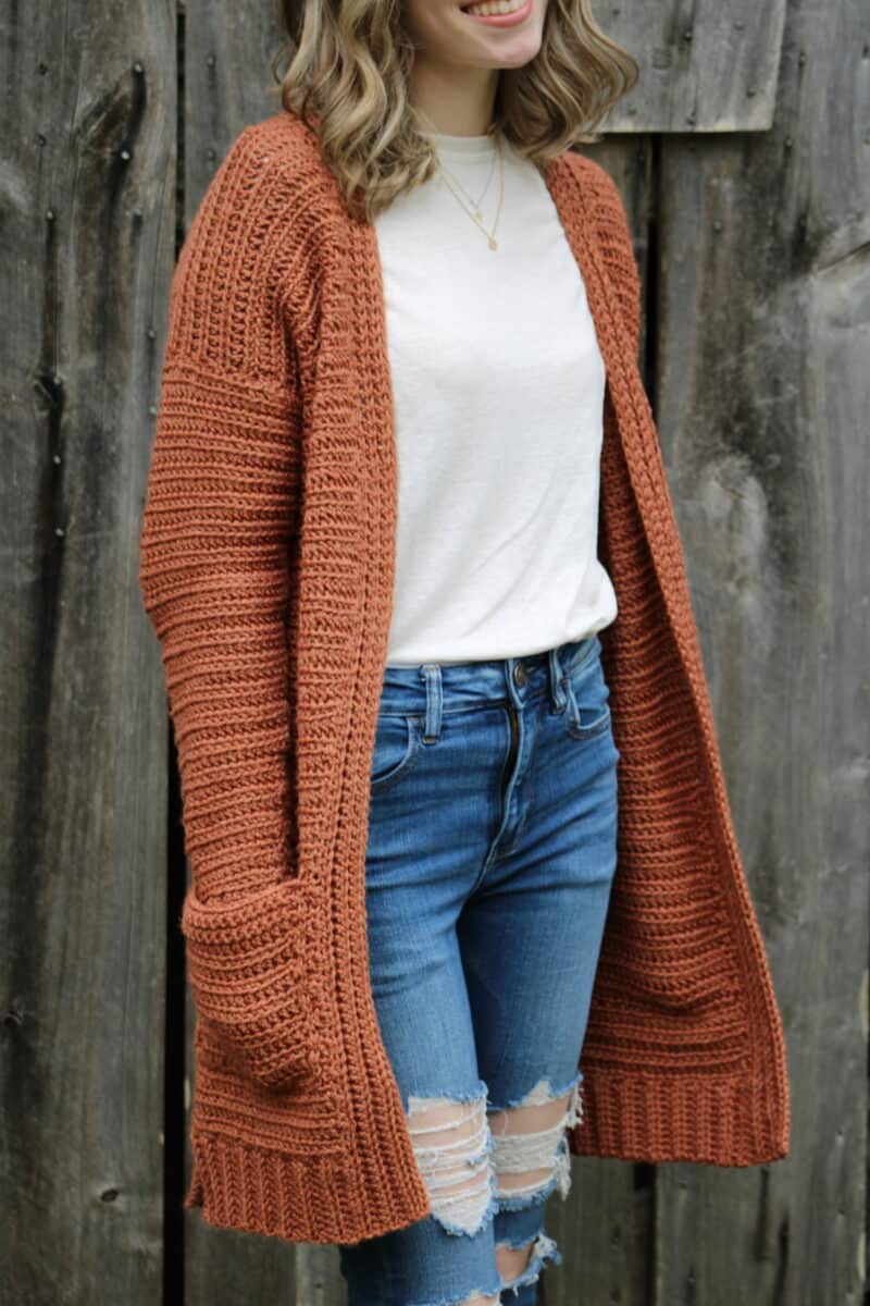 Easy Crochet Cardigan Patterns for Beginners | HanJan Crochet