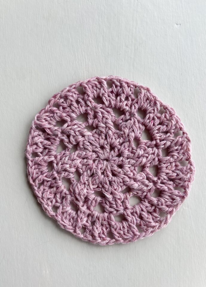 Free Crochet Coaster Pattern - Lacy and Delicate | HanJan Crochet