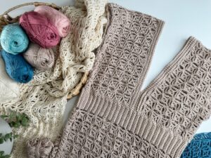 Crochet Maxi Dress Pattern for a Wedding | HanJan Crochet