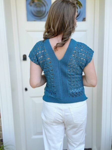 Lace Crochet Top Pattern For Summer | HanJan Crochet