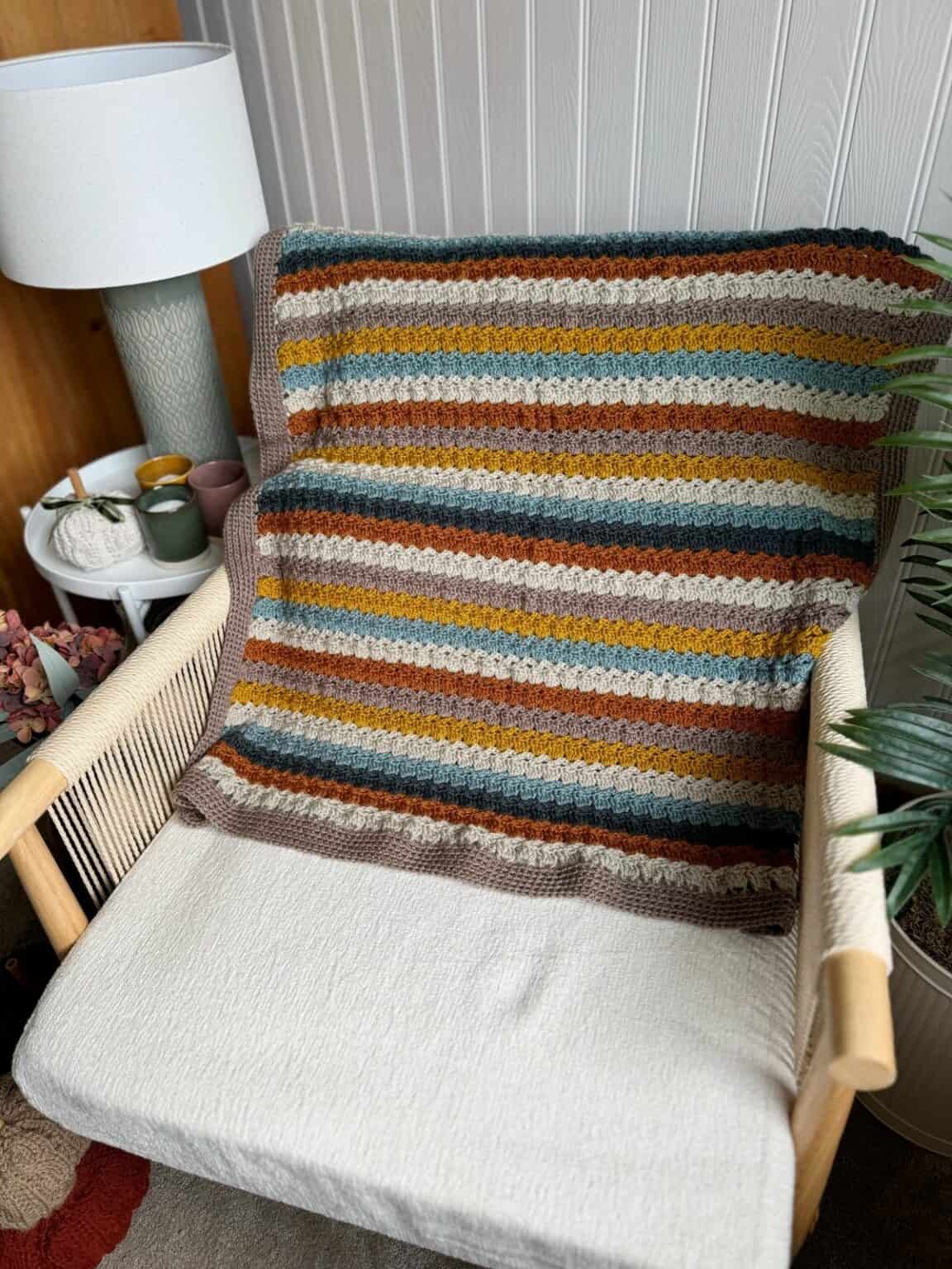 Easy Crochet Throw Pattern (with 14 other sizes) | HanJan Crochet