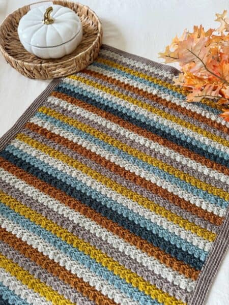 Easy Crochet Throw Pattern (with 14 other sizes) | HanJan Crochet
